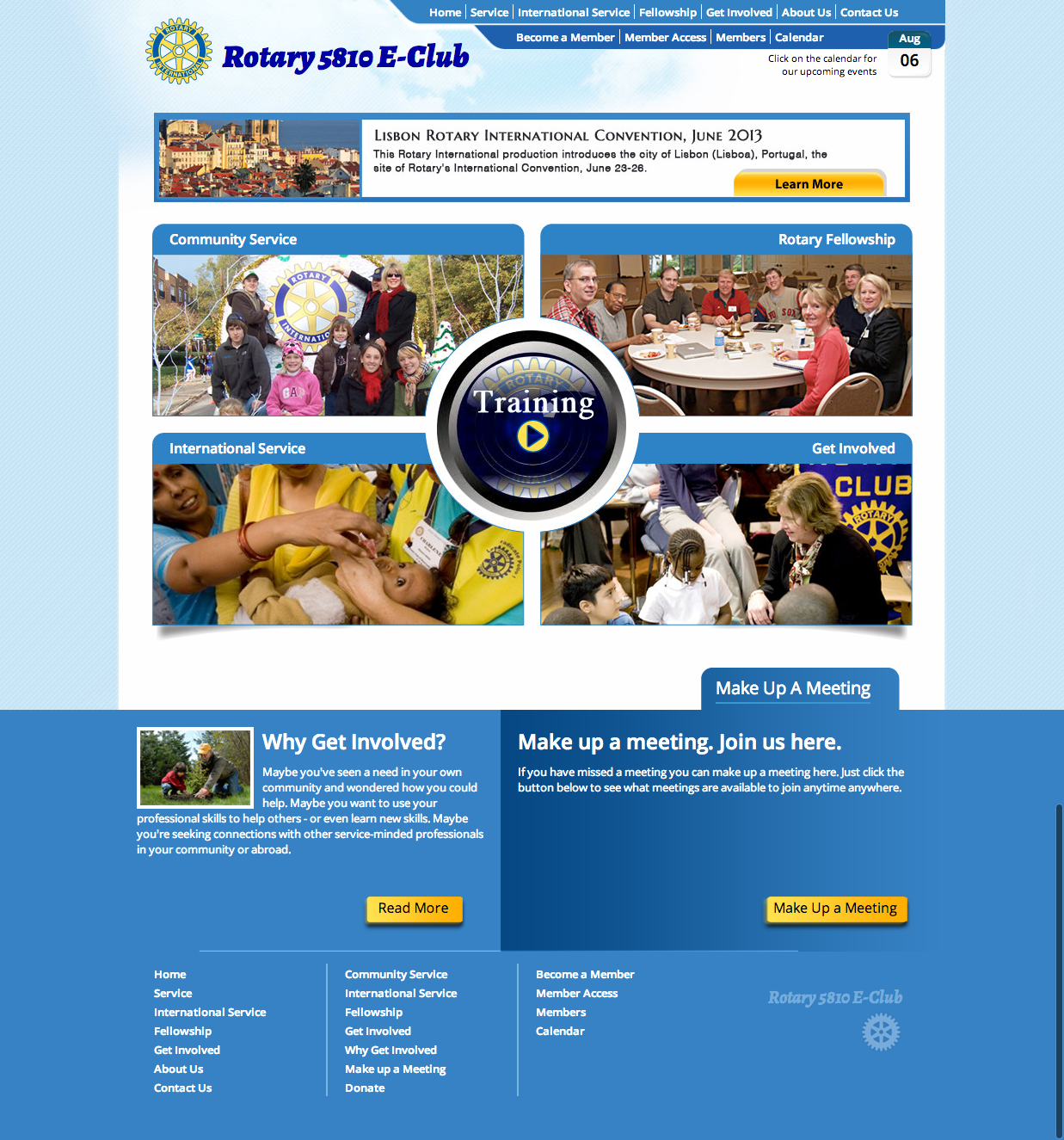 Rotary Eclub District 5810 | Launches new WordPress website